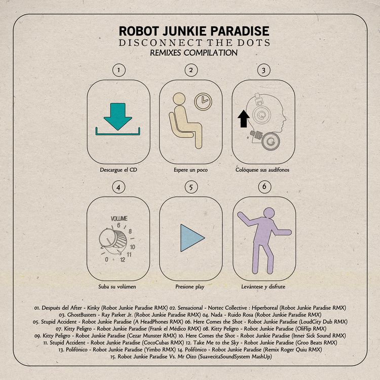 Robot Junkie Paradise: Descarga Disconnect the Dots – El Santo del Rock