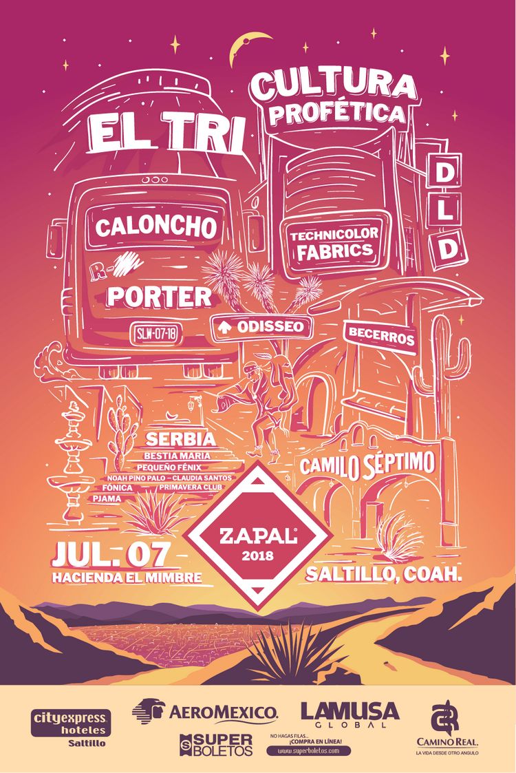 Festival Zapal 2018: 3a Edición, 7 de Julio, Saltillo, Coahuila – El ...