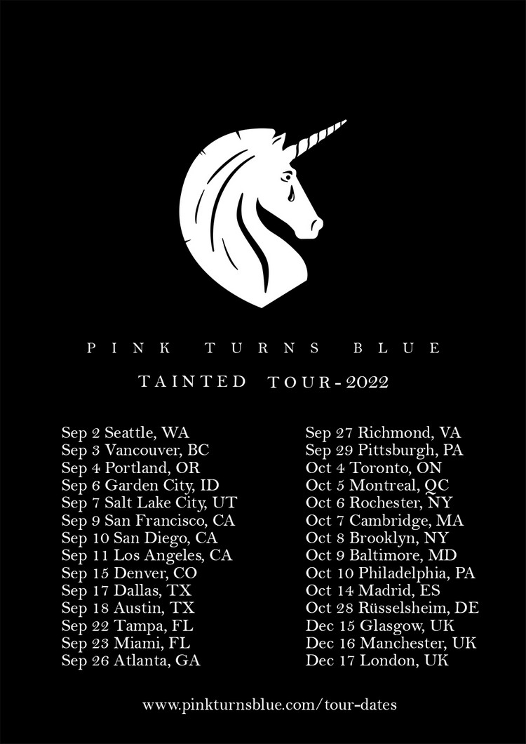 Pink Turns Blue: TAINTED 2022 Tour – El Santo del Rock